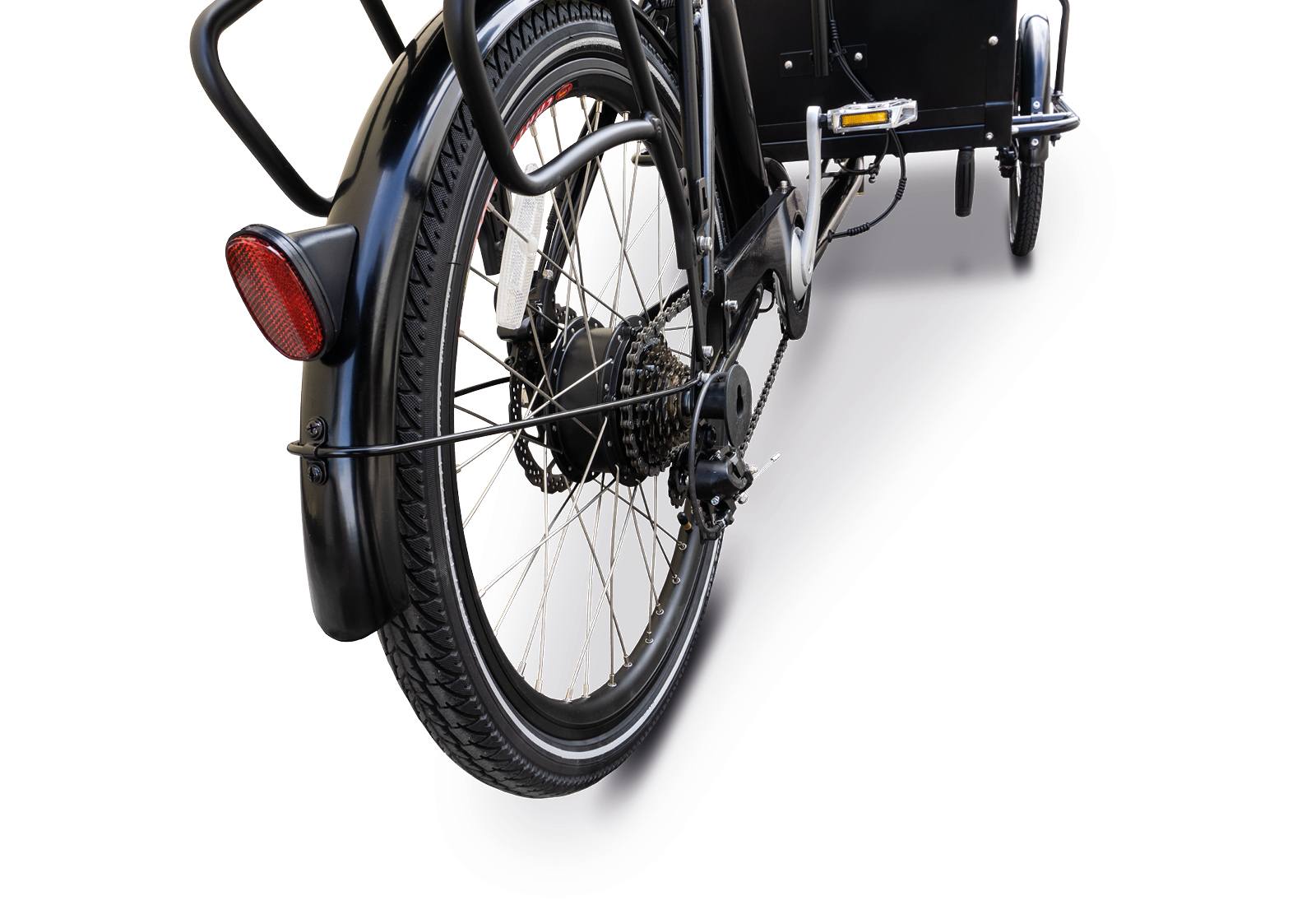 Elektrisk solcelle ladcykel, 25 km/h 150 kg Maksimal belastning inkl. 1 ...
